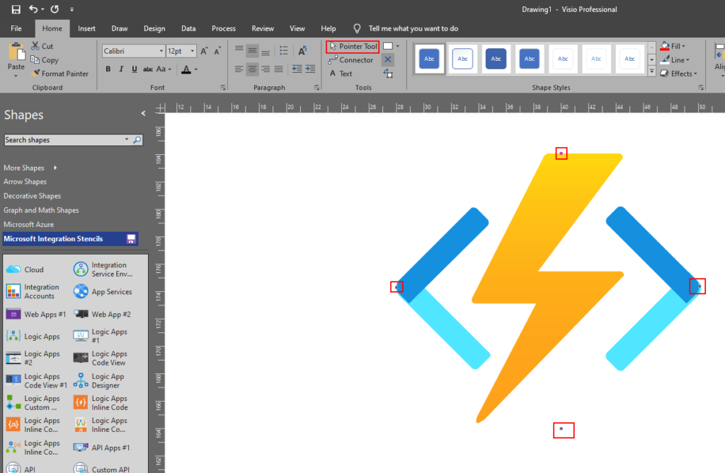 A Fish Out Of Water How To Add Connector Points On Visio Stencils 
