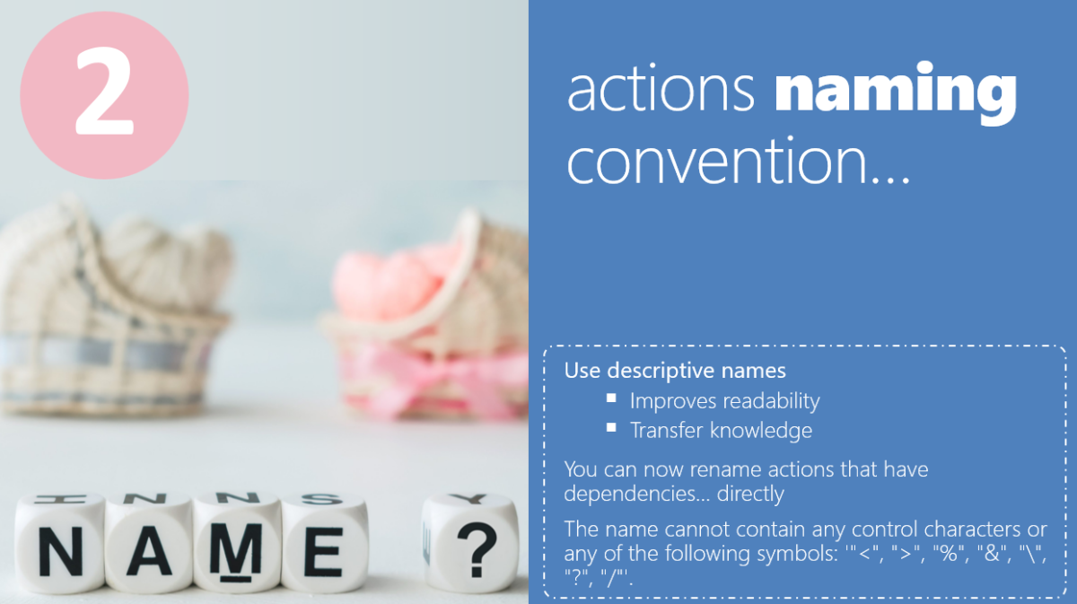Logic App Best Practices Tips And Tricks 2 Actions Naming Convention