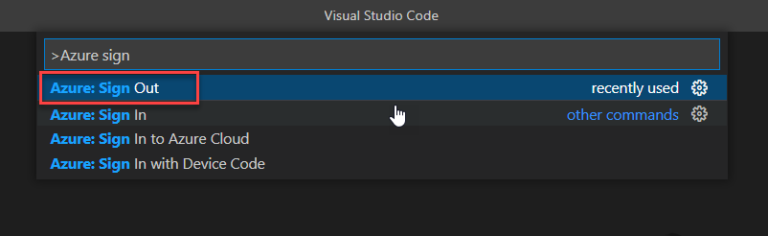 Sign in to Azure using different accounts from Visual Studio Code ...