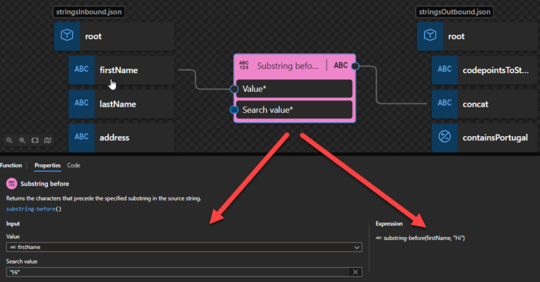 Logic Apps Standard Data Mapper String Functions Sandro Pereira Biztalk Blog