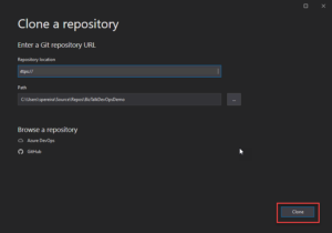 How to Clone an Azure DevOps Repository in Visual Studio